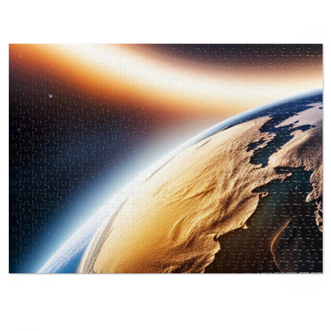 Stunning 3D Earth View From Space Jigsaw Puzzle for Adults Mind-blowing ...