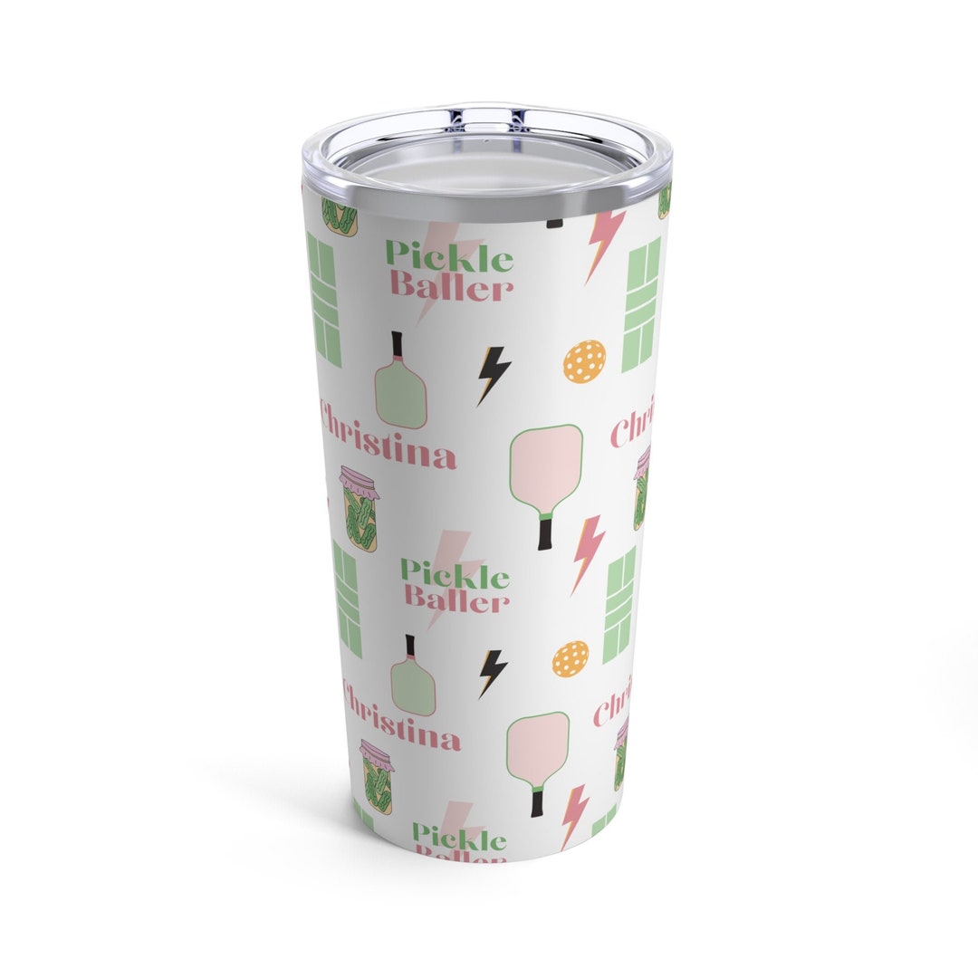 Pickleball Tumbler Custom Tumbler Gift for Pickleball Coffee Tumbler ...
