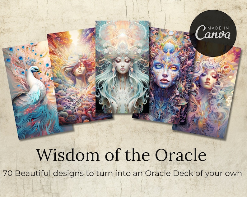 Printable Oracle Cards - Watercolour Mythical Creatures - Etsy