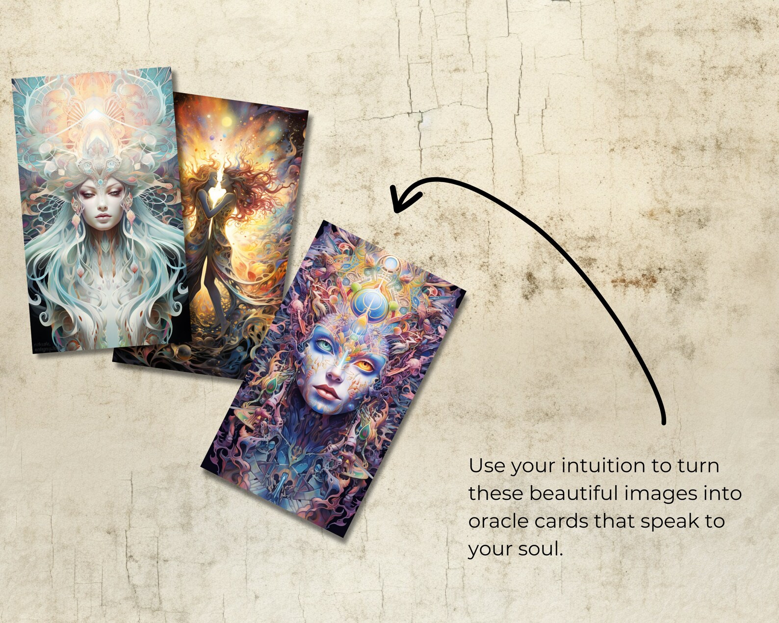 Printable Oracle Cards Watercolour Mythical Creatures - Etsy