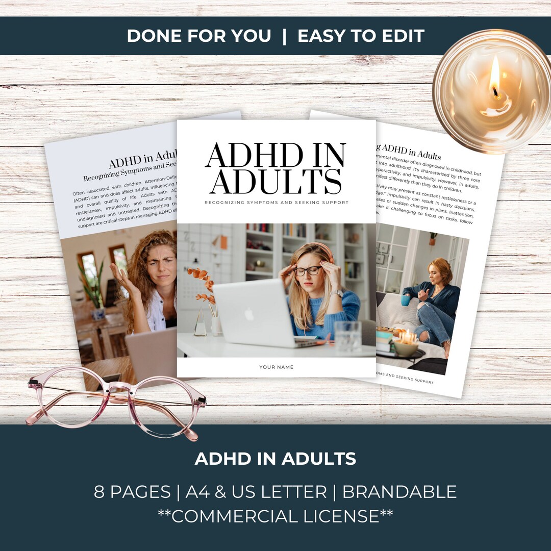 ADHD in Adults Guide for Health and Wellness Coaches Lead Magnet, Done ...