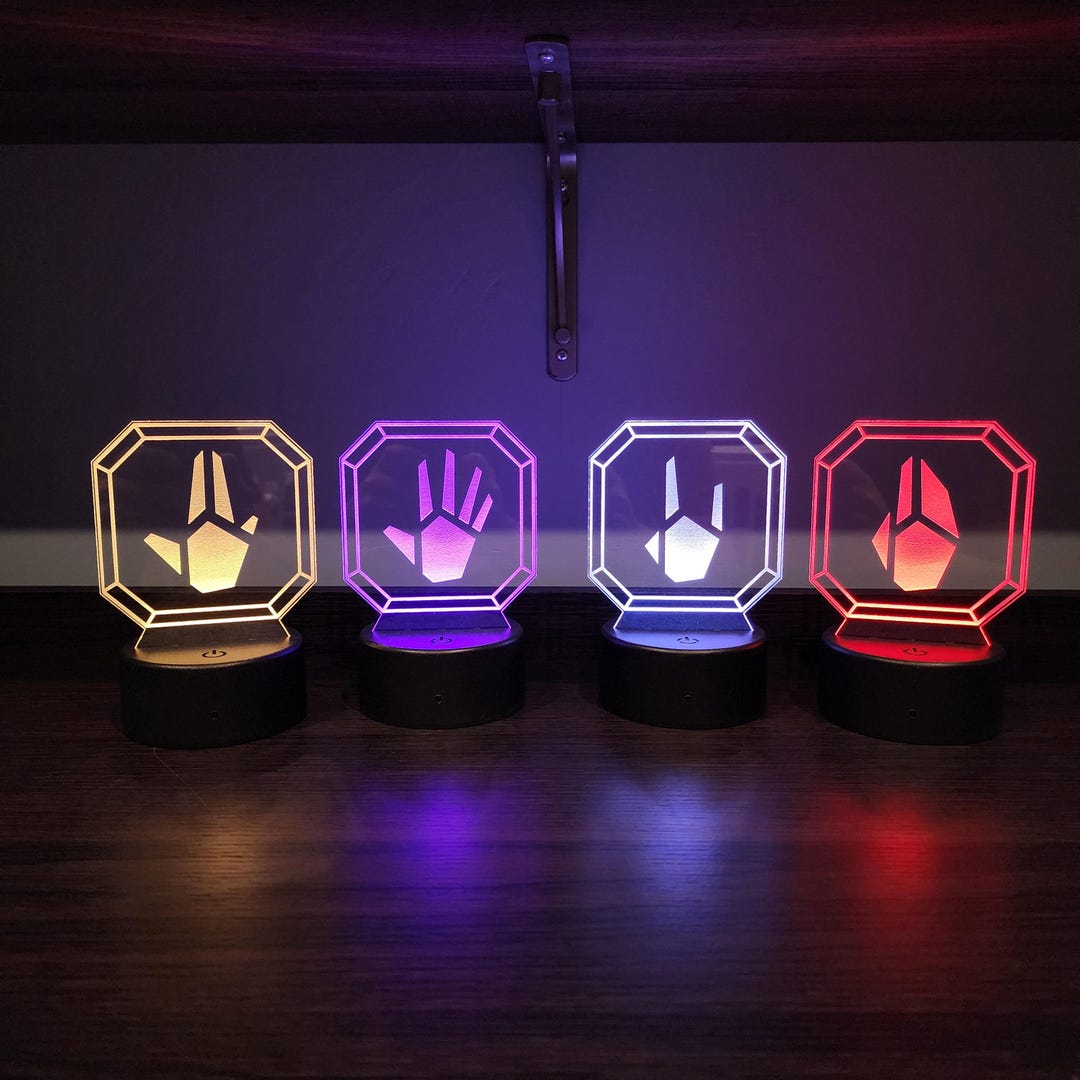 Metroid Prime Beam Upgrade Night Lights - Gaming Decor, Great Gift Idea ...