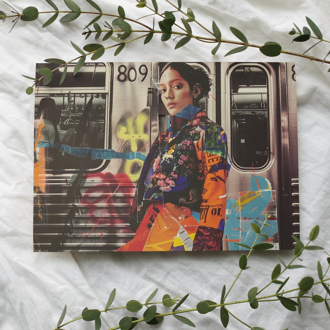 5 Pack W/ Envelopes 5.5x 4.25 Inch New York City AI Generated Postcards ...