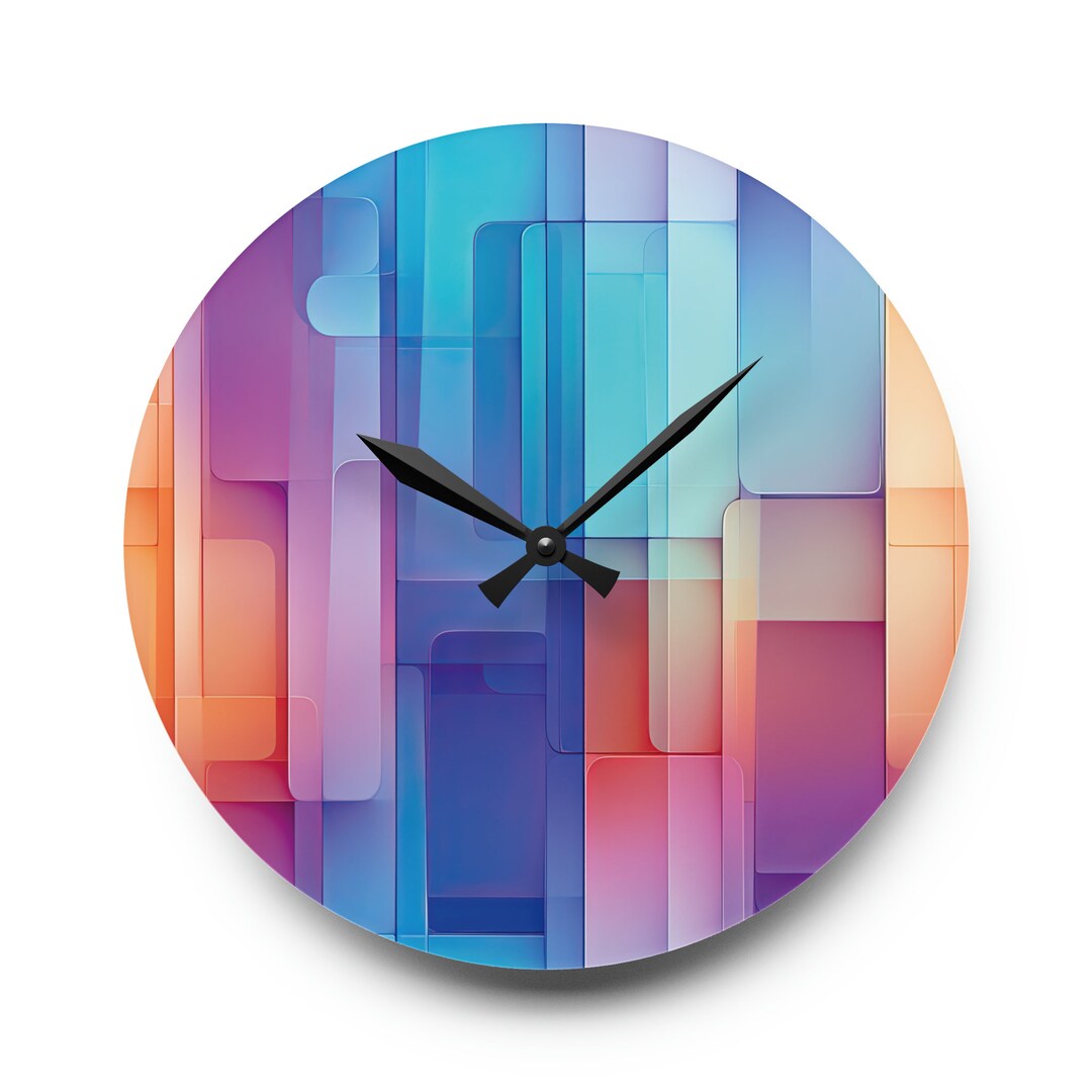 Peacock Collection Wall Clocks: Colorful Elegance for Your Space, Clock ...