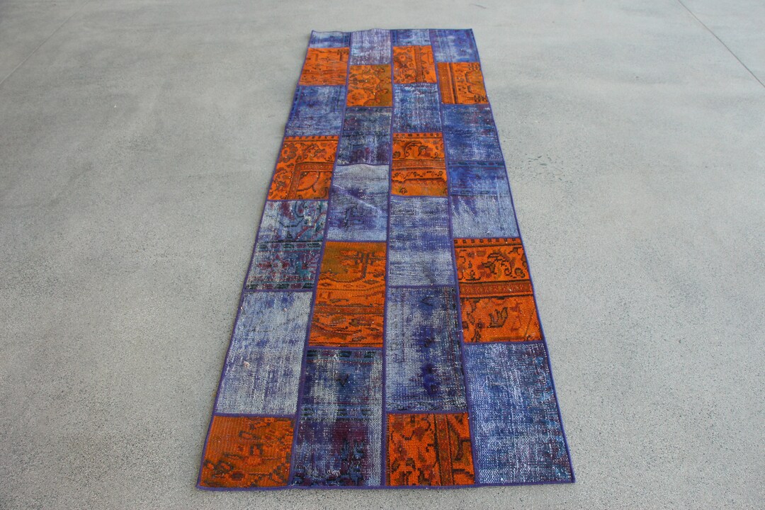 Turkish Rug, Patchwork Rug, Vintage Rug, Runner Rugs, Oushak Rug, Rugs ...