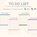 Digital or Printable Do List Template, Pastel to Do List, Undated to Do ...