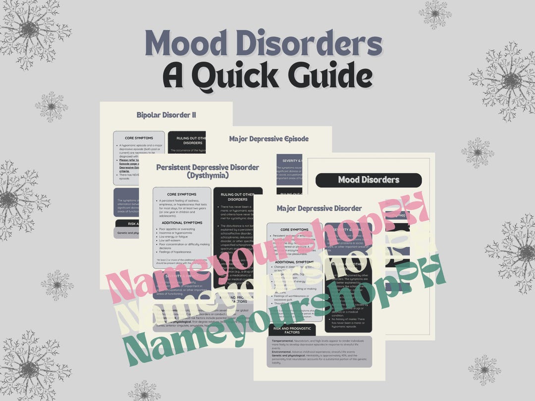 Mood Disorders: A Quick Guide | Depression, Bipolar, Manic Episode ...