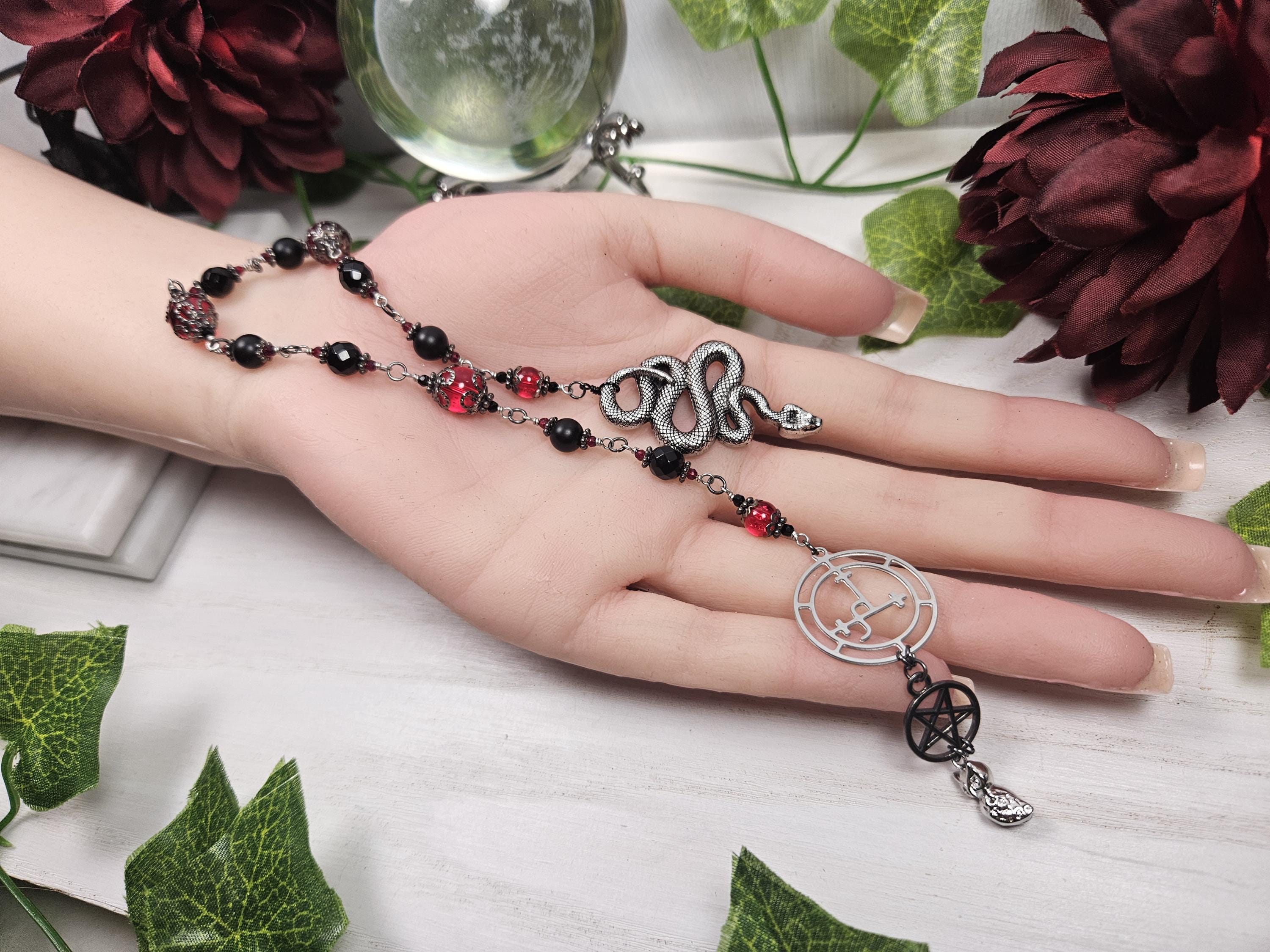 Lilith Prayer Beads, Mother of Demons - Etsy
