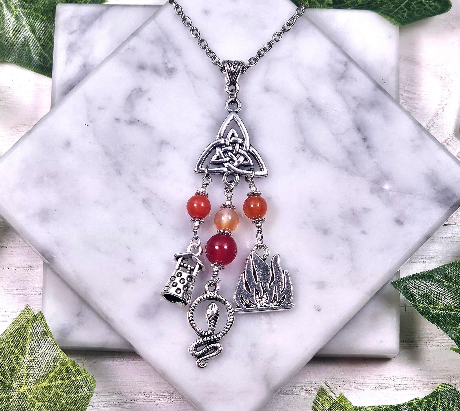 Brigid Necklace, Celtic Goddess Jewelry, Celtic Mythology, Deity Based ...