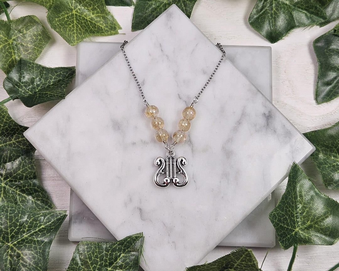 Apollo Necklace, Greek Mythology Jewelry, Hellenic, Gift, Apollon, Lyre ...