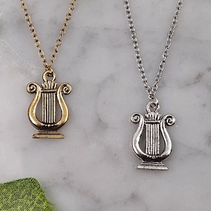 Apollo's Lyre Necklace, Greek Mythology Jewelry, Ancient Greece - Etsy