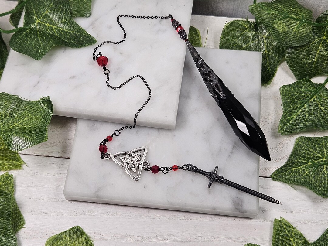 The Morrigan Pendulum, Celtic Goddess Divination Tool, Psychic Reading ...