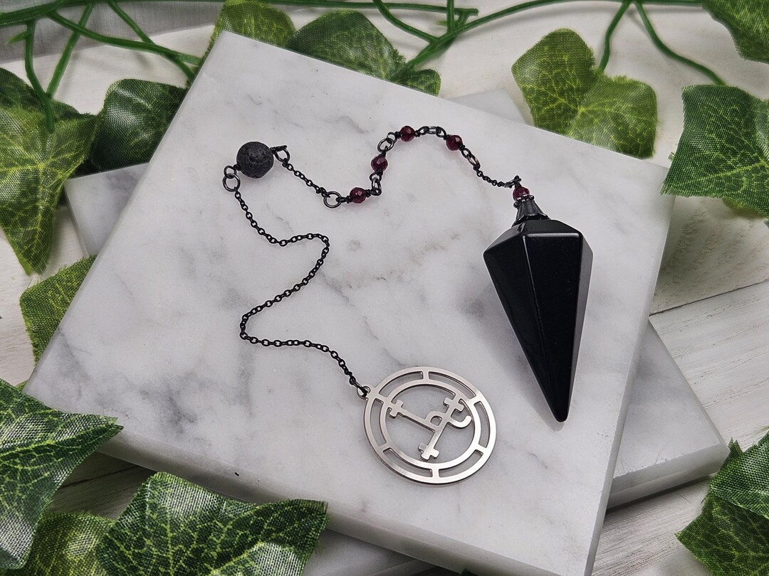 Lilith Mother of Demons Wire Wrapped and Linked Pendulum, Designed to ...