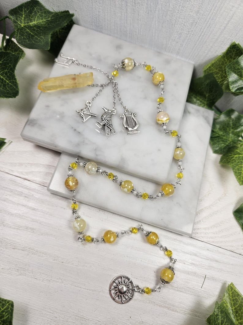 Apollo Prayer Beads: Greek Mythology, Greek God, Devotional, Deity ...