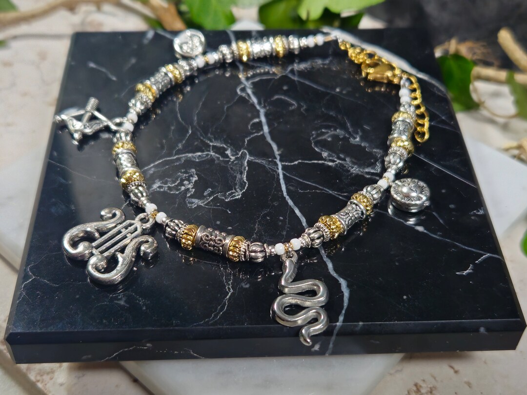 Apollo and Artemis Charm Bracelet - Etsy