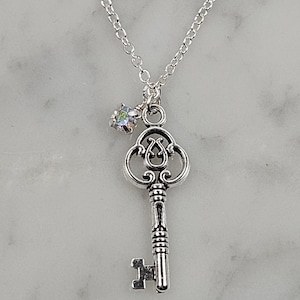 Hecate's Key Necklace .925 Sterling Silver Plated Chain, Hekate's Key ...