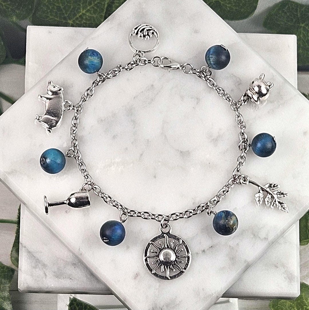 Circe Charm Bracelet, Greek Mythology, Greek Goddess, Devotional ...