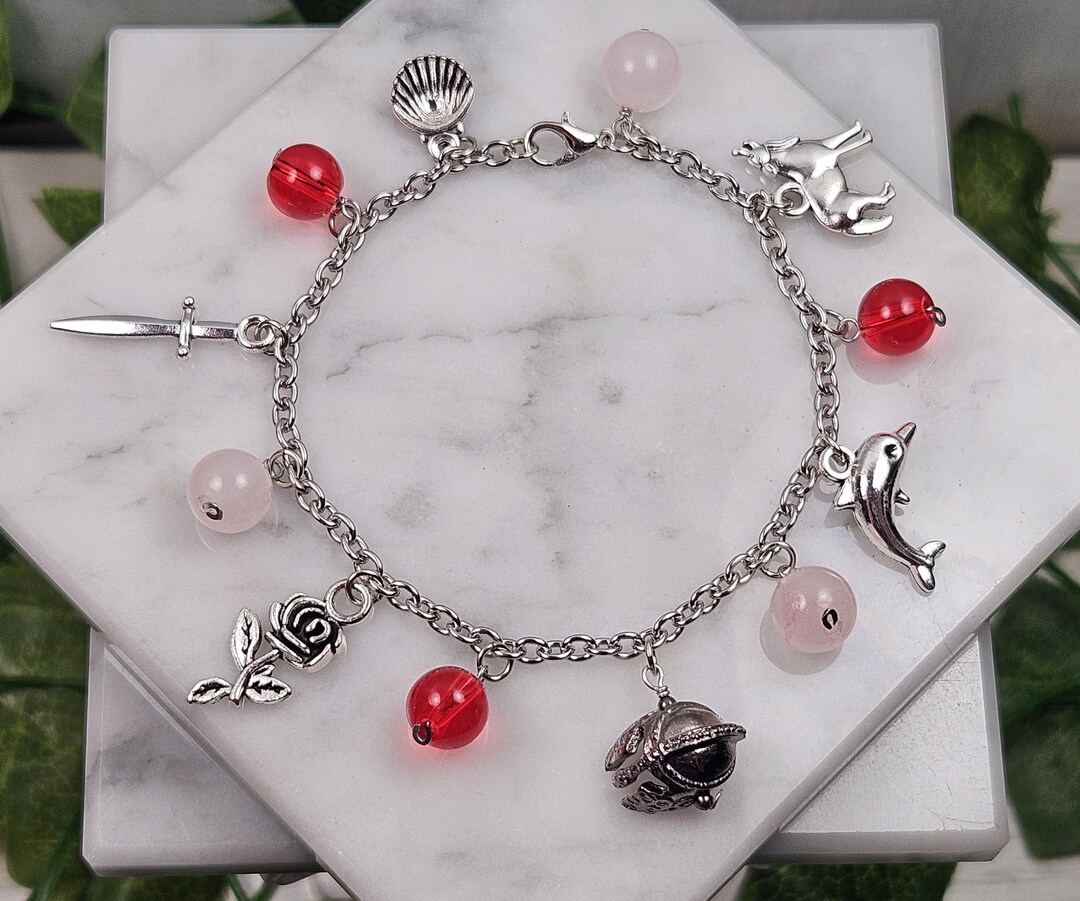 Ares and Aphrodite Customizable Charm Bracelet, Greek God, Greek ...