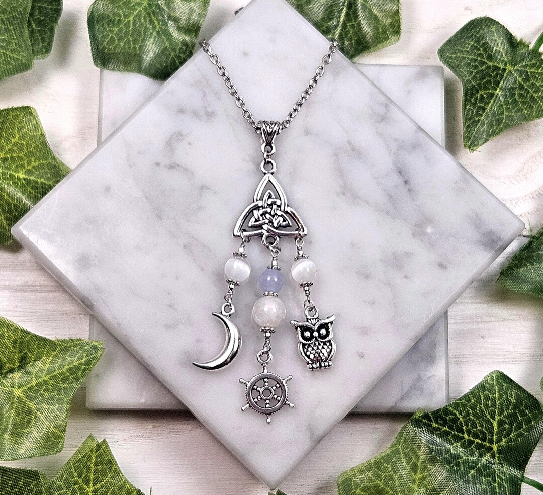 Arianrhod Necklace, Celtic Mythology, Welsh Goddess, Pagan, Devotional ...