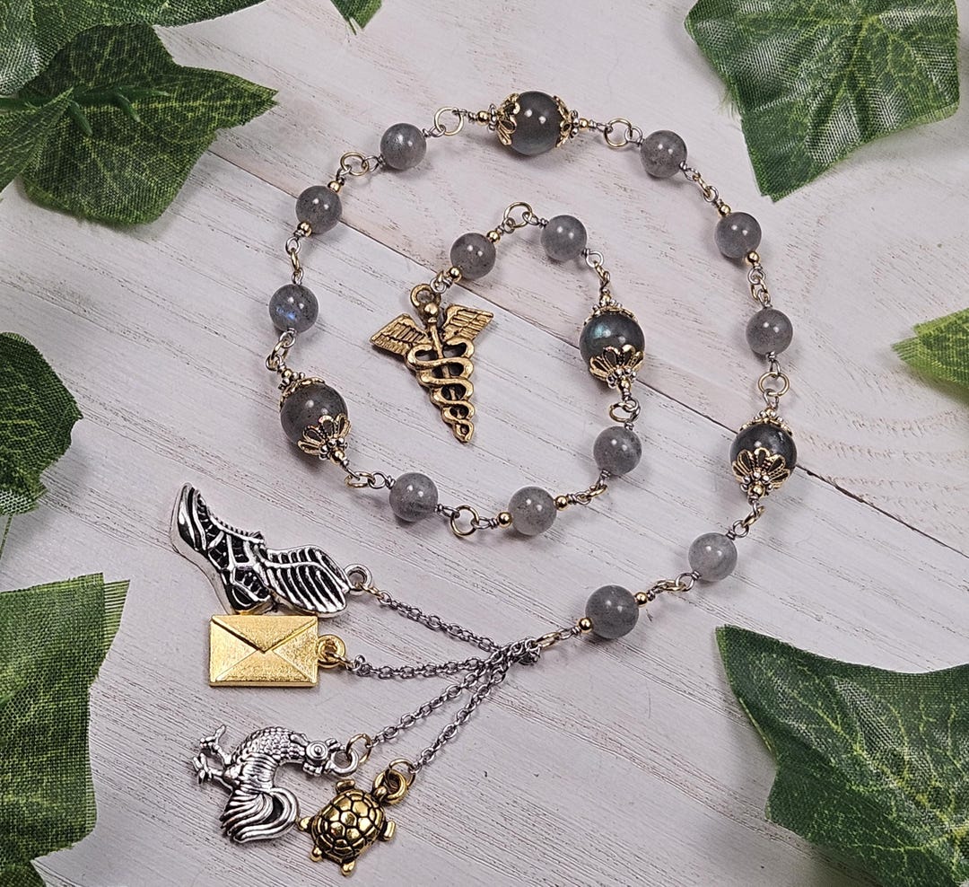Hermes Prayer Beads, Greek God, Greek Mythology Inspired, Deity Based ...