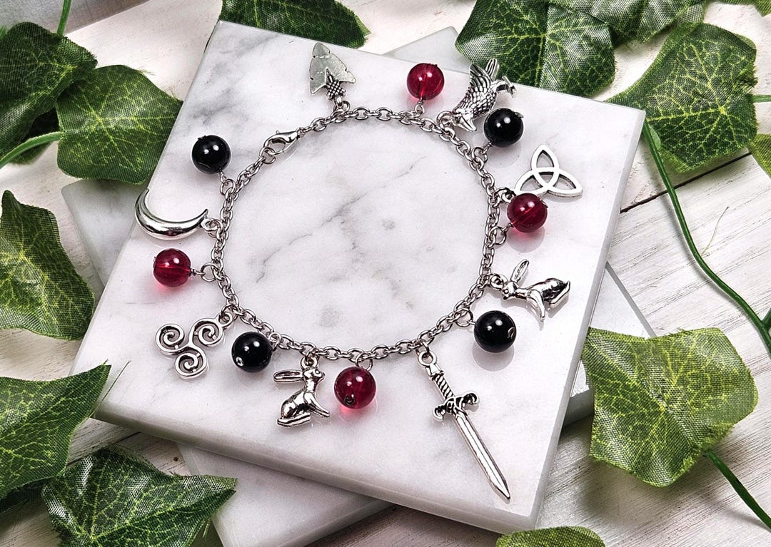 Andraste Charm Bracelet, Celtic Mythology, Celtic Goddess, Devotional ...