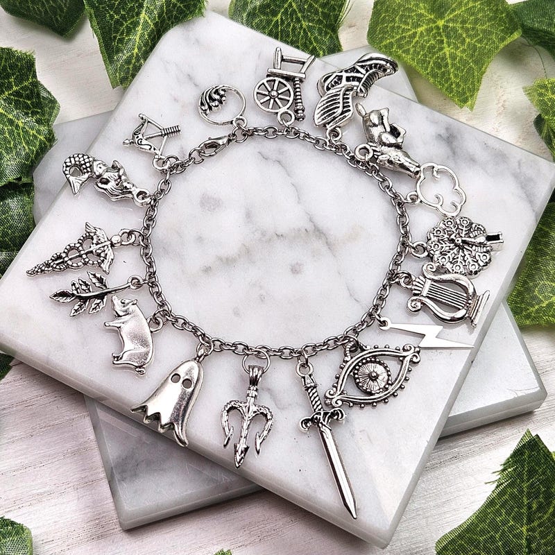 Bracelet Persephone Charm - Etsy