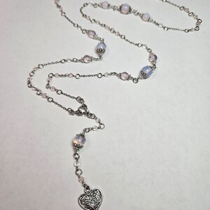 Aphrodite Venus Prayer Bead Rosary Necklace From the "opalite ...