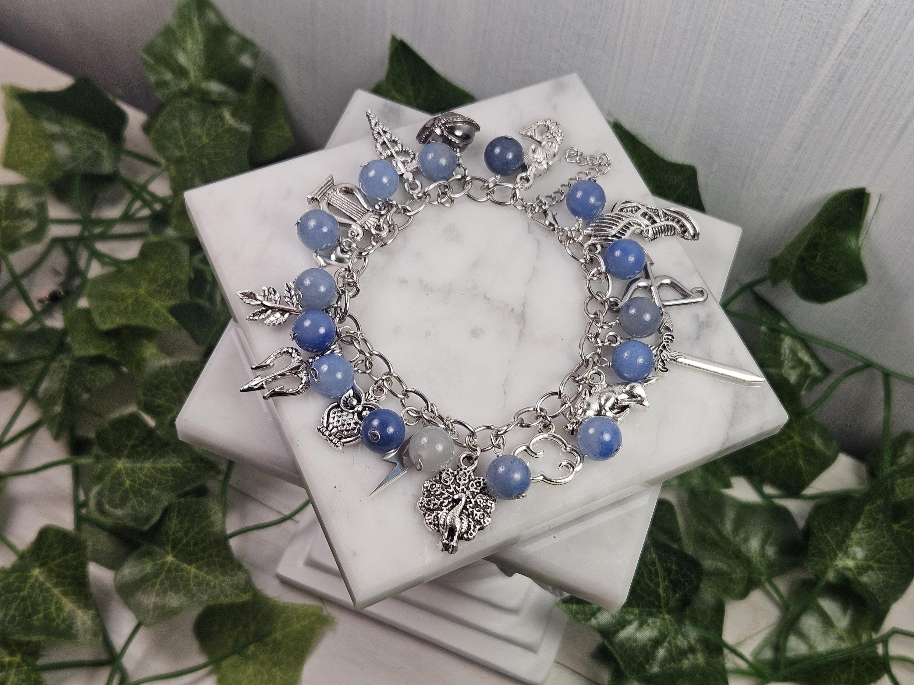 The Odyssey Charm Bracelet, Greek Mythology Inspired Jewelry, Greek God ...