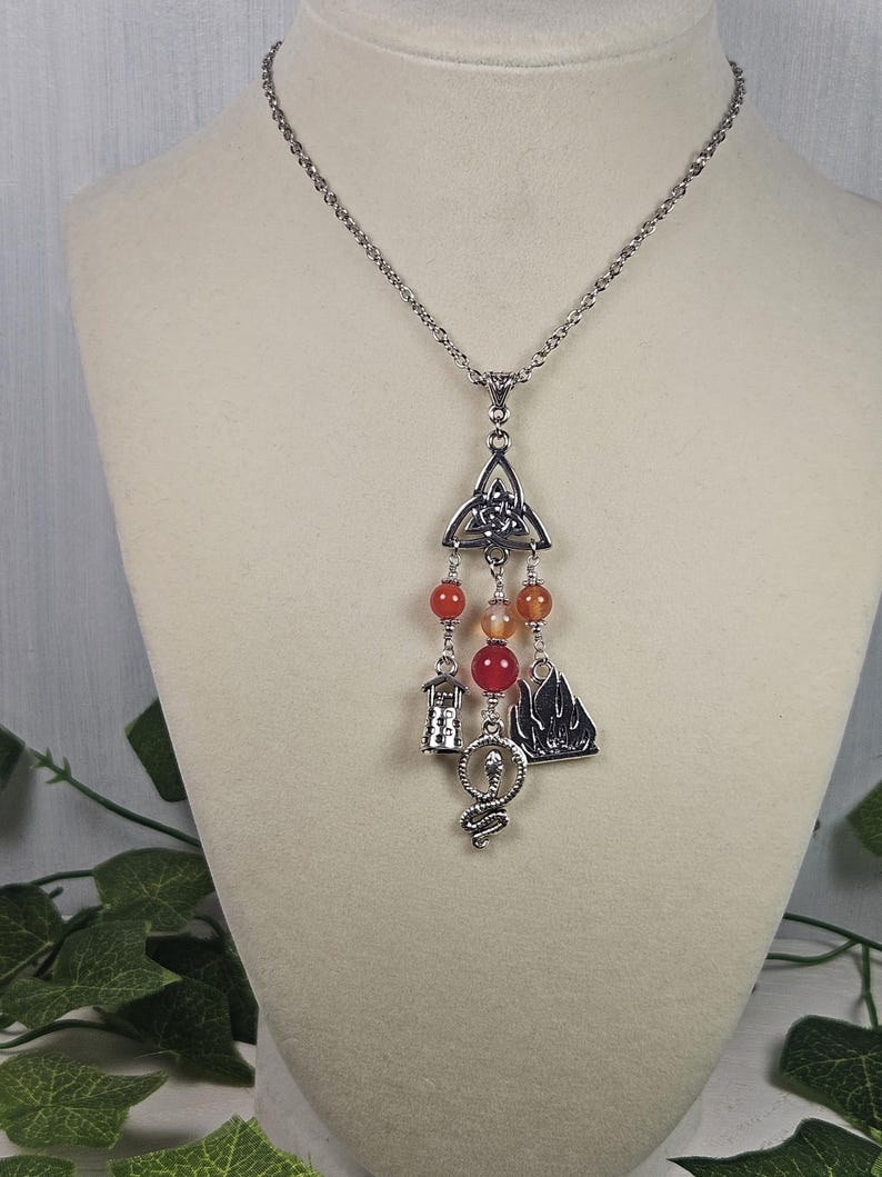 Brigid Necklace, Celtic Goddess Jewelry, Celtic Mythology, Deity Based ...