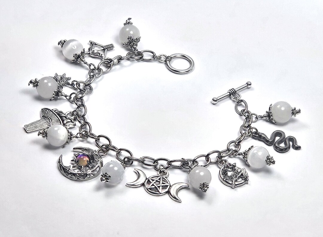 Hecate, Artemis, Selene Charm Bracelet, Greek Mythology, Hellinic ...