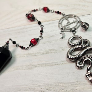 Lilith Mother of Demons Wire Wrapped and Linked Pendulum, Designed to ...