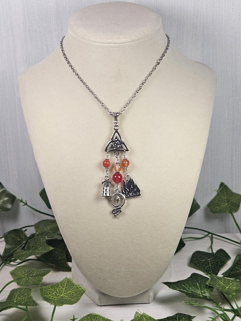 Brigid Necklace, Celtic Goddess Jewelry, Celtic Mythology, Deity Based ...