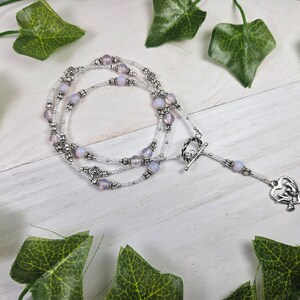 Aphrodite / Venus Prayer Bead Necklace, Triple Wrap Bracelet, Toggle ...