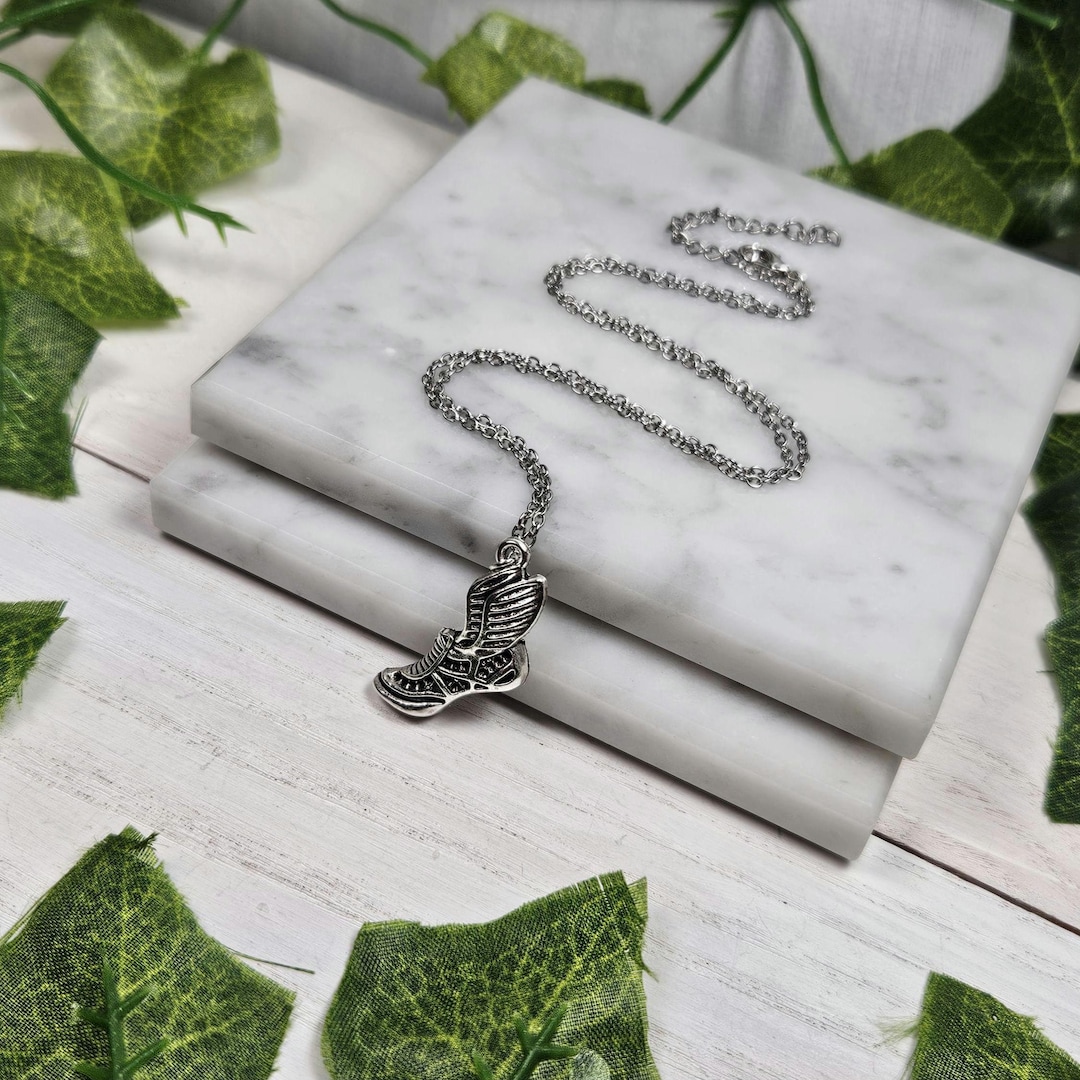 Winged Sandal Necklace the Talaria of Hermes, Greek God, Mercury Roman ...