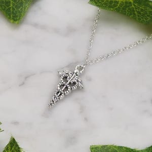 Caduceus Necklace, Mercury Roman God, Hermes Greek God, Greek Mythology ...