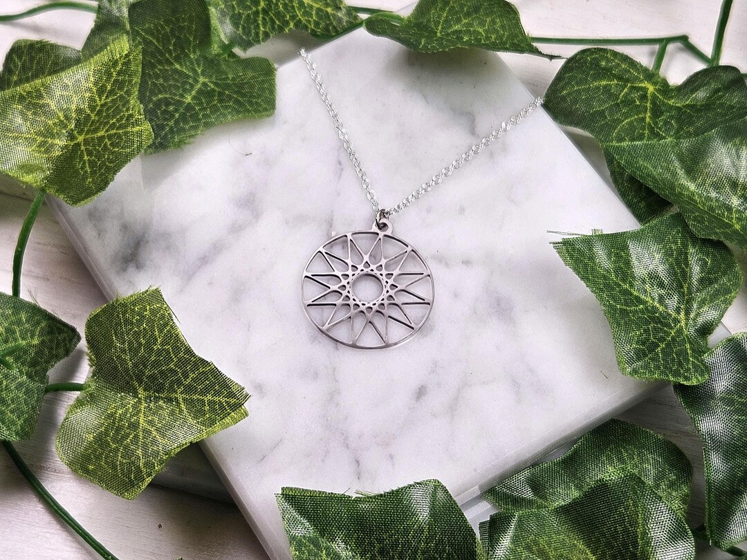 Dodecagram Necklace, 12 Pointed Star Necklace, 12 Olympian Greek Gods ...