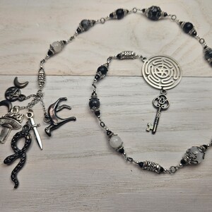 Hecate Prayer Beads, Hekate Moon Lit Magic, Phases of the Moon, Triple ...