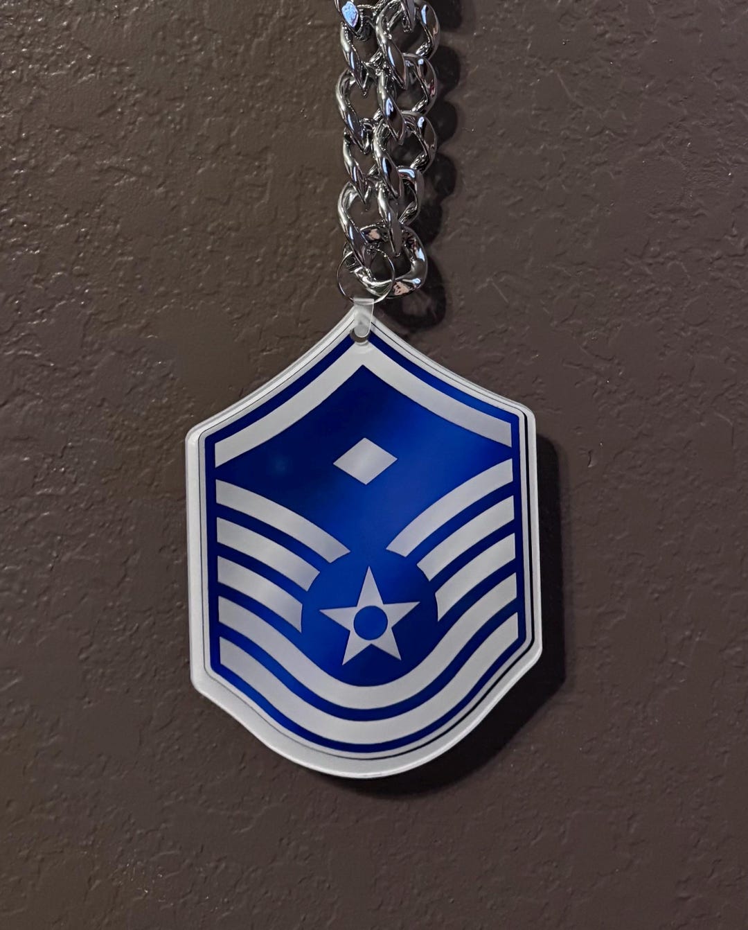 XL Acrylic First Sergeant Rank on Large Chain - Etsy