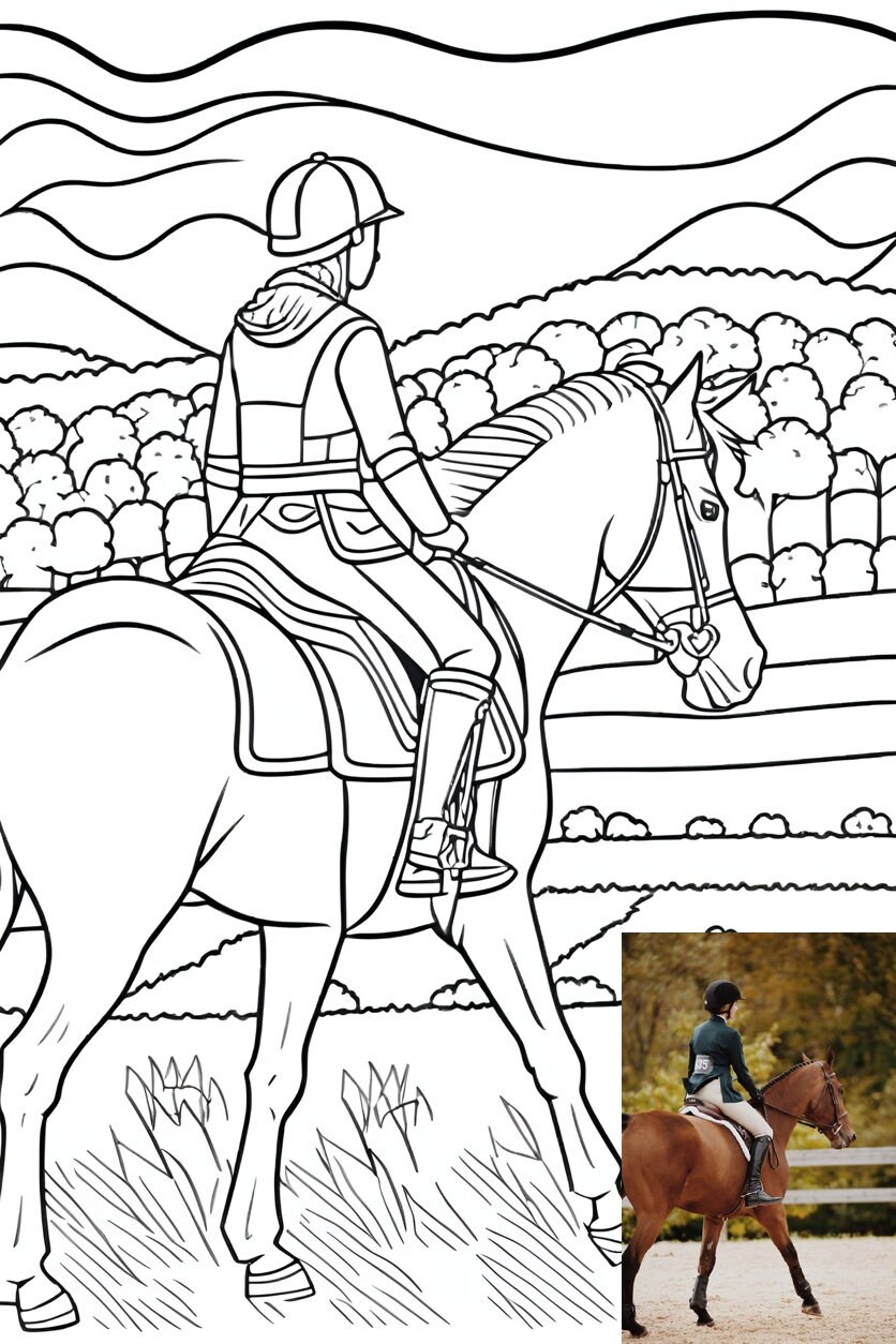Customized Coloring Pages From Your Own Photos - Etsy