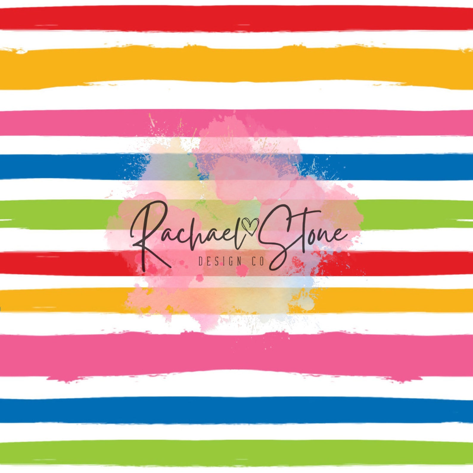 Watercolor Rainbow Stripe Seamless, , Primary Rainbow Seamless ...