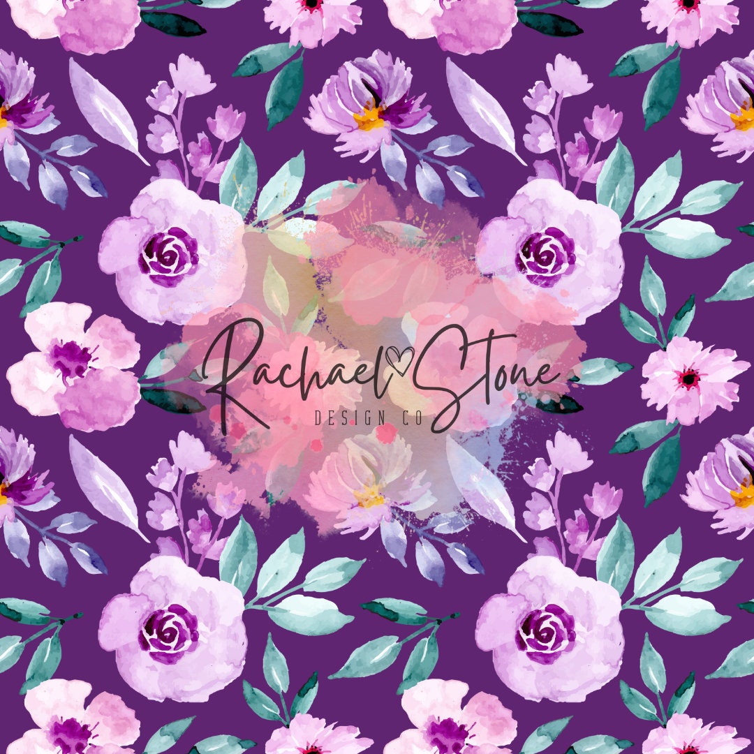 Purple Floral, Spring Floral, Fall Floral, Purple, Plum, Eggplant ...