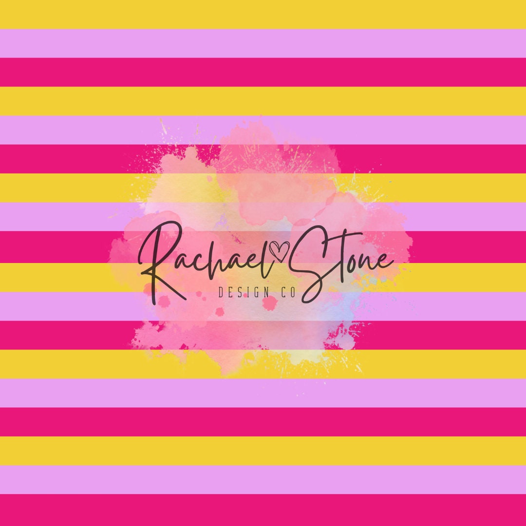 Pink, Hot Pink Stripe, Neon Pink Stripe, Yellow Stripe, Thin Stripe ...
