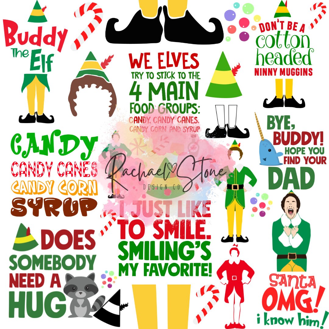 Elf Christmas Digital Seamless Paper File Design - Etsy