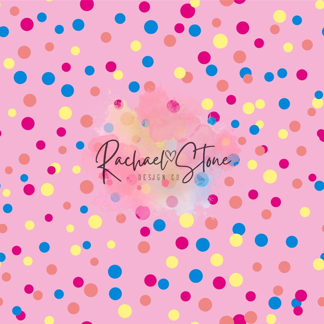 Light Pink Polka Dot, Pink Dot, Party Dot, Scattered, Polkadots ...