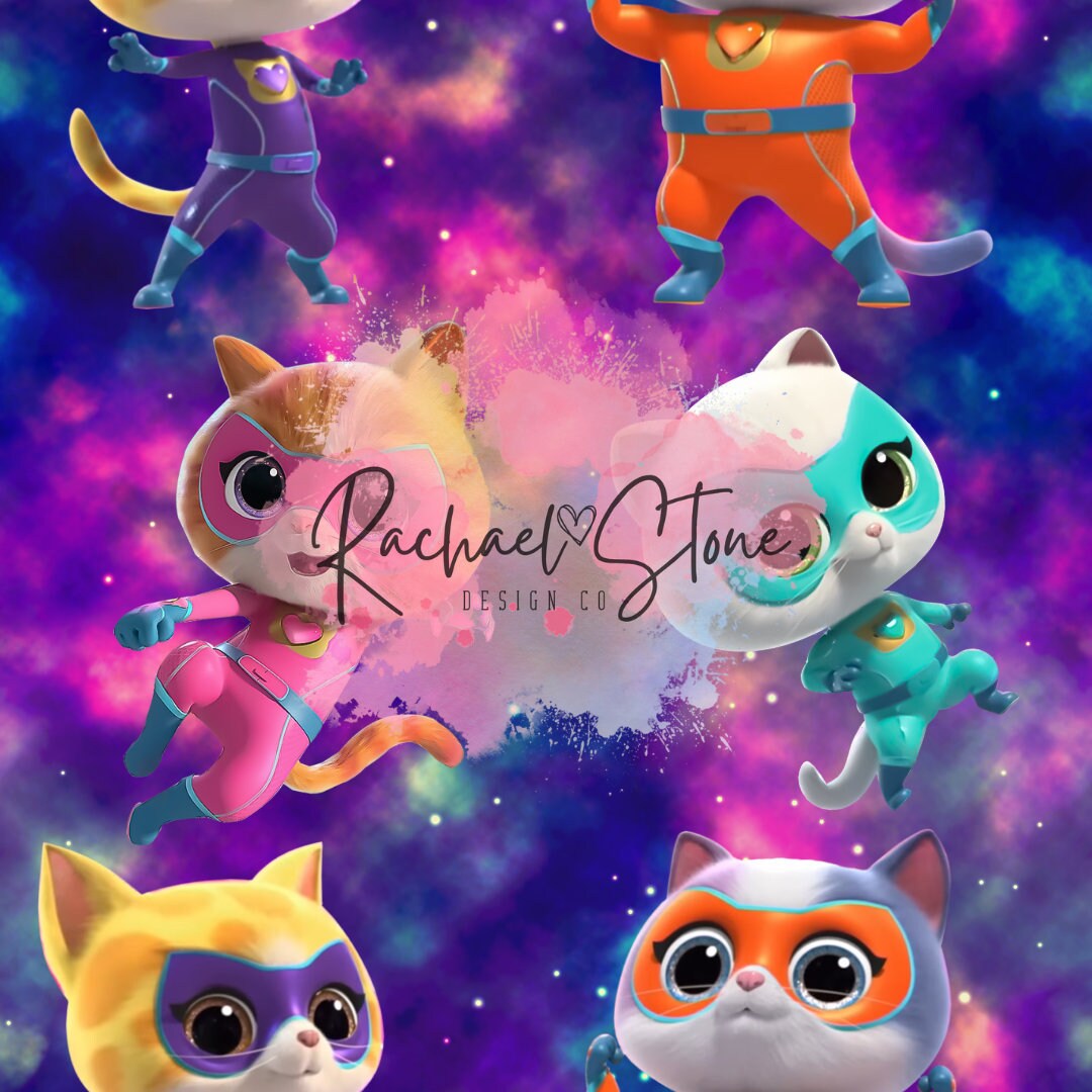 Kitten Superhero Supercat Cat Kitten Drawing Design Buddy Bitsy ...