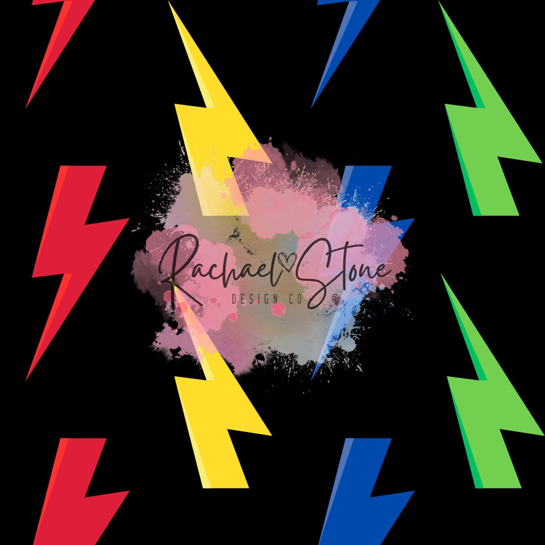 Black Lightning Bolts Digital Seamless Paper File Design - Etsy