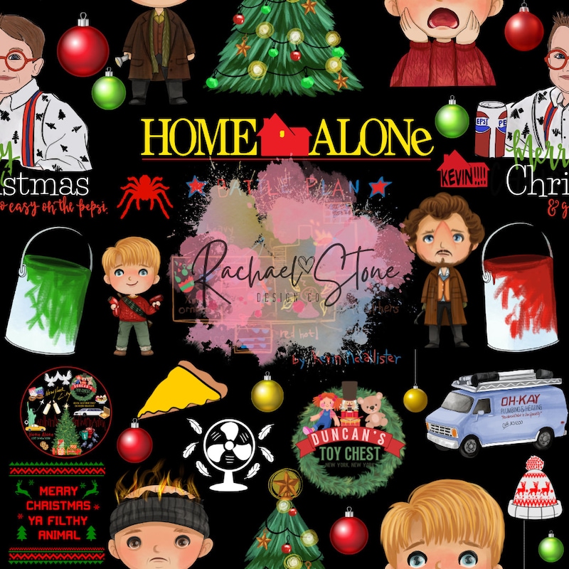 Home Alone Clipart - Etsy