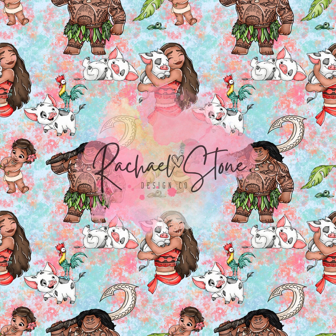 Princess Land and Sea, Moana, Ocean Princess, Maui, Chicken, Pig ...