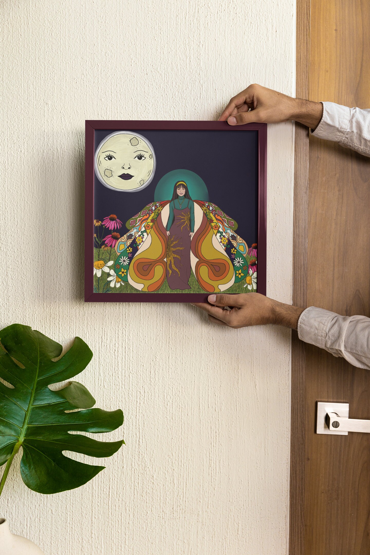 Archangel Haniel Poster, Angel Core, Angel Aesthetic, Mystical Gift ...