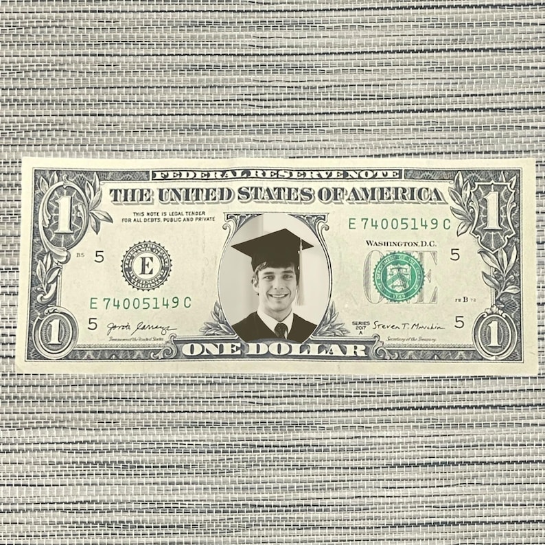 10 Pcs Custom Money Dollar Bill Stickers 1 and 2 Dollars Personalized ...